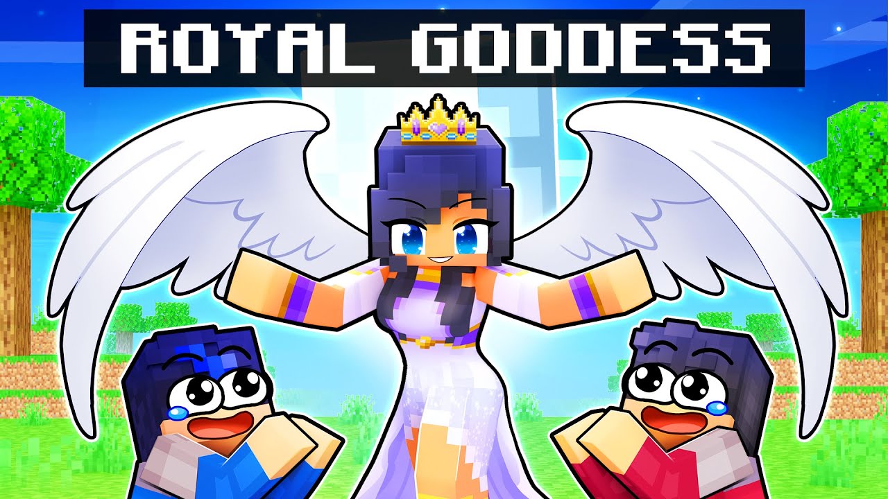 Playing as a ROYAL GODDESS in Minecraft! - Minecraft videos