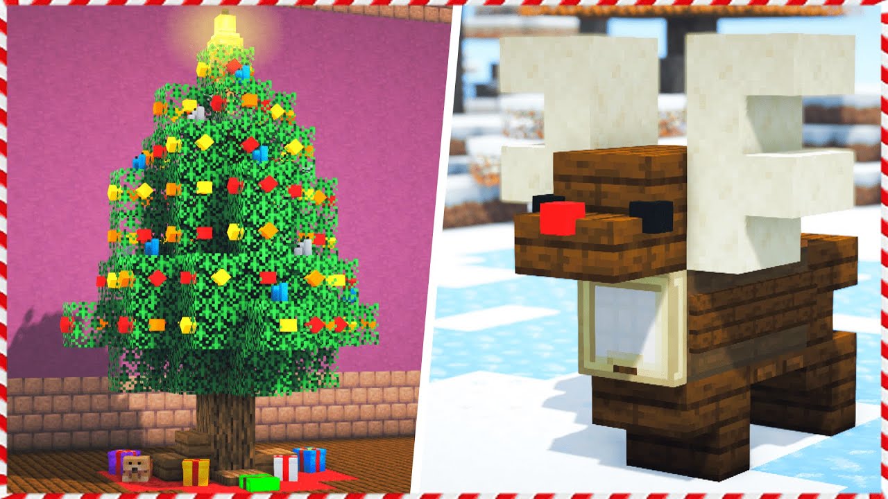 TOP 20+ Christmas Ideas | Minecraft Build Hacks - Minecraft videos