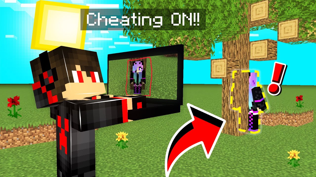 Using Security Cameras To Cheat In Hide And Seek In Minecraft Minecraft Videos 0051