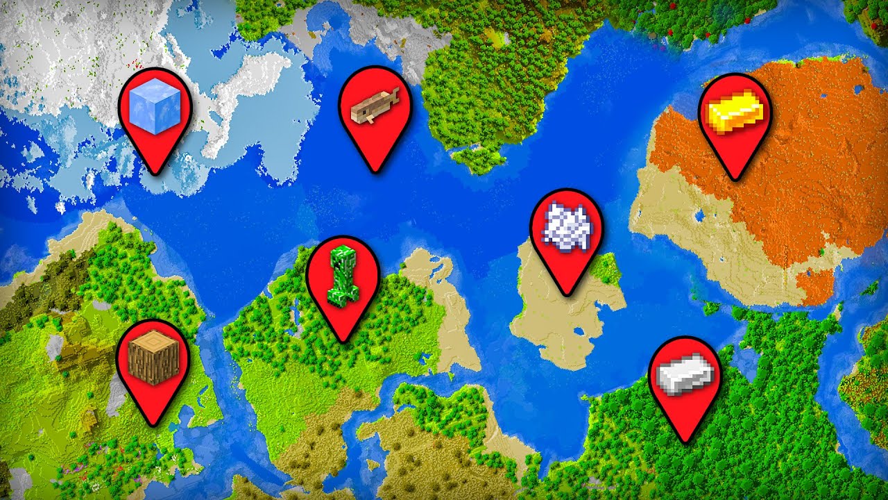 We Built a Farm In EVERY Minecraft Biome - Minecraft videos