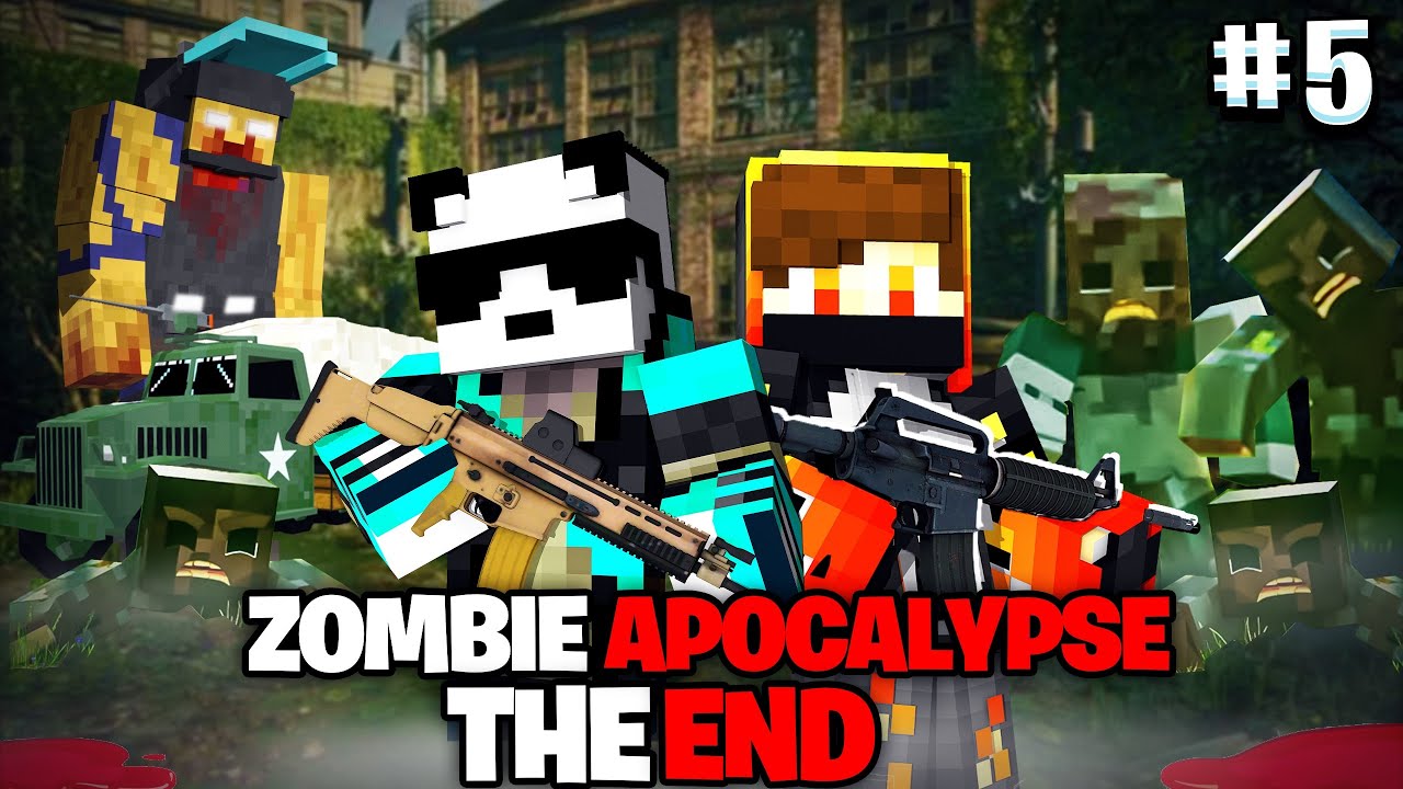 We Created Vaccine To End Zombie Apocalypse’s in Minecraft #5 ...