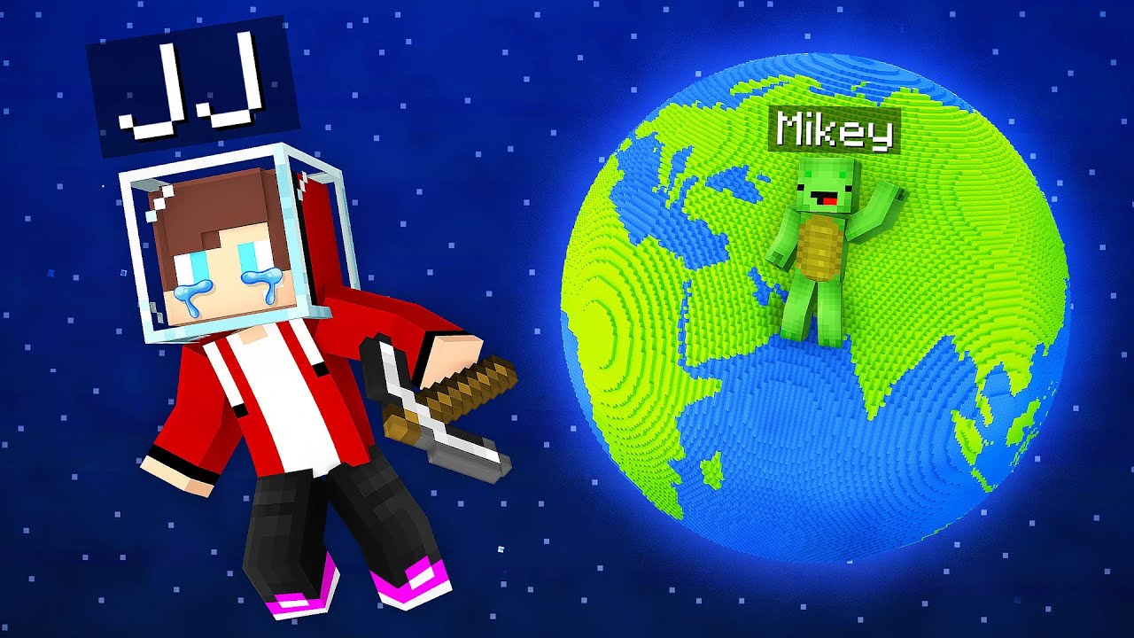 Why Did Mikey Kick JJ Out Of The Planet in Minecraft? (Maizen) - Minecraft videos