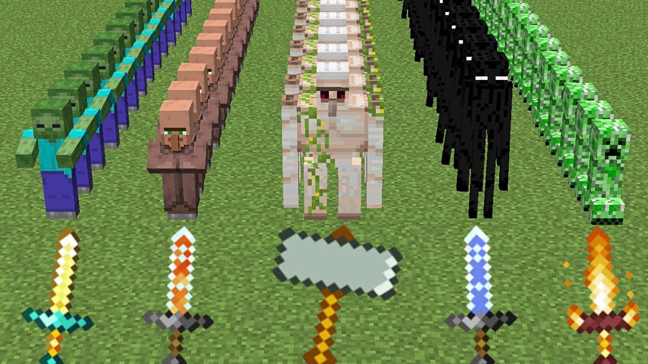 which mob is the strongest ? - Minecraft videos