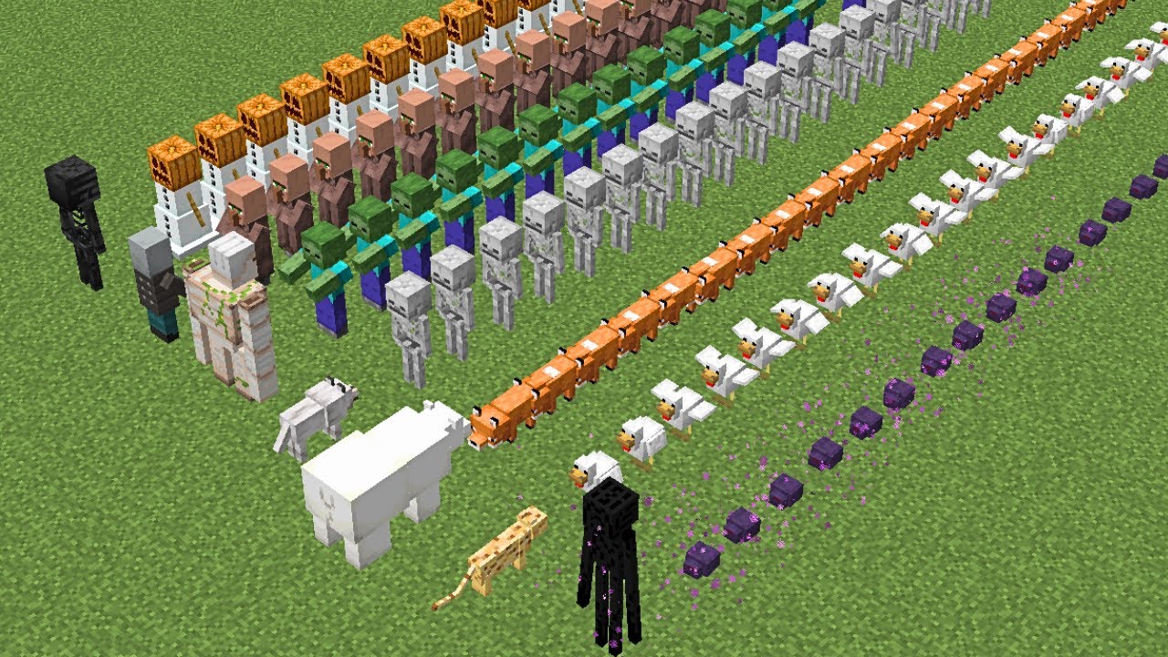 which mob will hunt the fastest ? - Minecraft videos