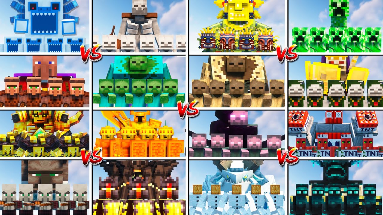 ALL MOBS ARMY's GLOBAL Tournament in Minecraft Mob Battle! Grand Finale ...