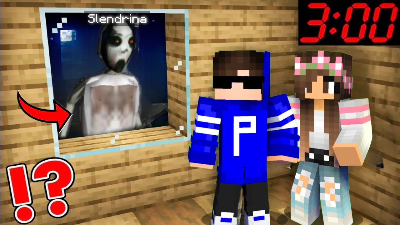 ESCAPE From Scary SLENDRINA At Night in Minecraft - Minecraft videos