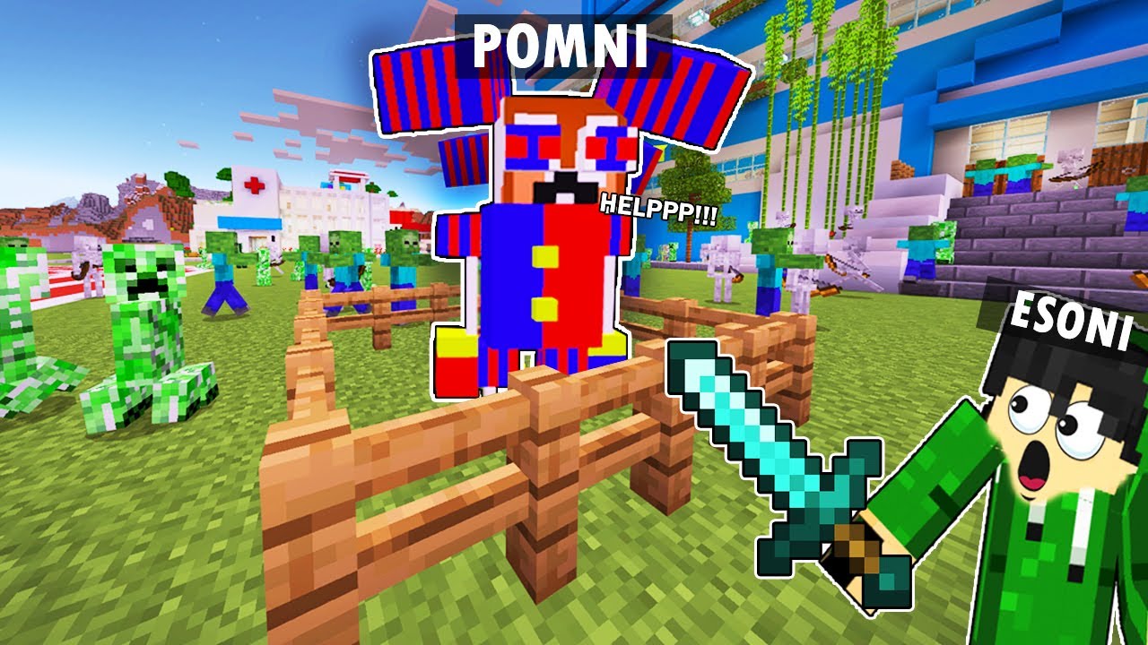 Esoni Saved POMNI in OMOCITY Minecraft (Tagalog) - Minecraft videos