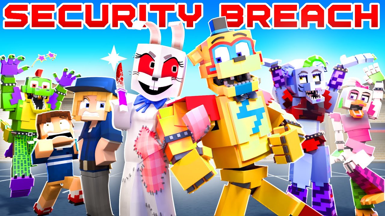 FNAF SECURITY BREACH THE MOVIE - Minecraft FNAF Animation - Minecraft ...