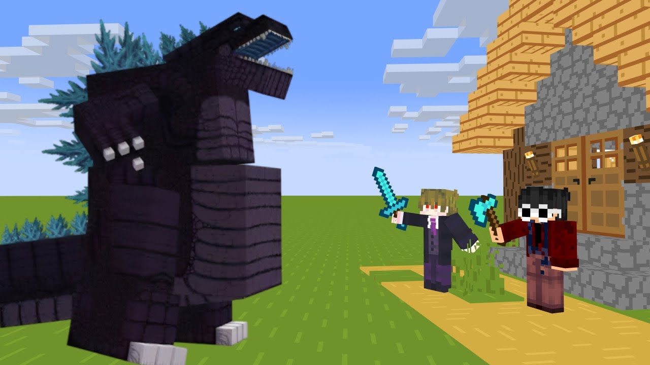 GODZILLA vs SAFEST SECURITY HOUSE - Minecraft! - Minecraft videos