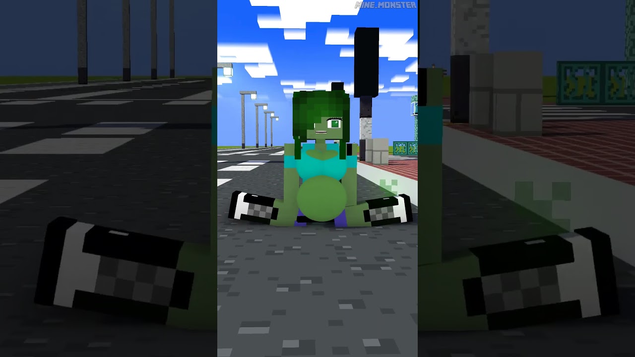 HELP Herobrine Farting Zombie Girl (Bones - Imagine Dragons) #herobrine ...