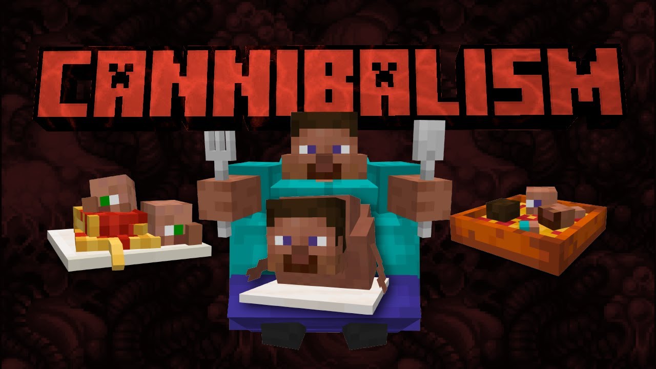 I Added Cannibalism to Minecraft - Minecraft videos
