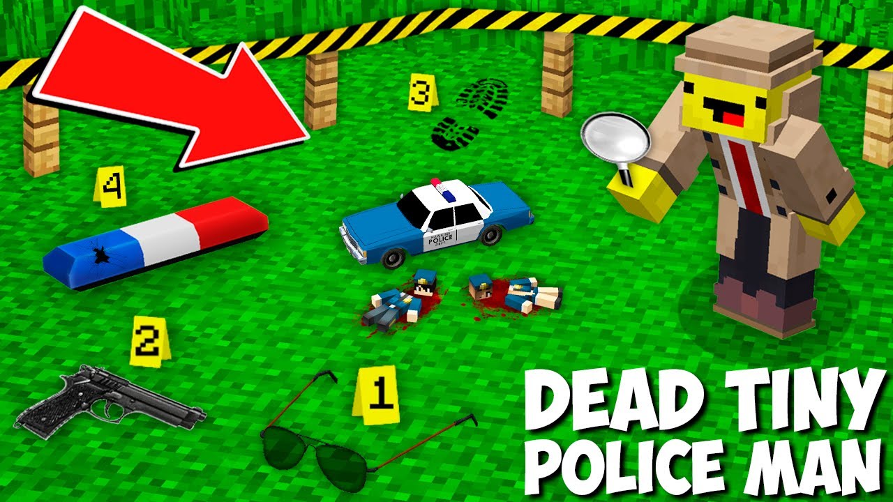 I BECAME a DETECTIVE to find THE KILLER OF THE TINY POLICE MAN in ...