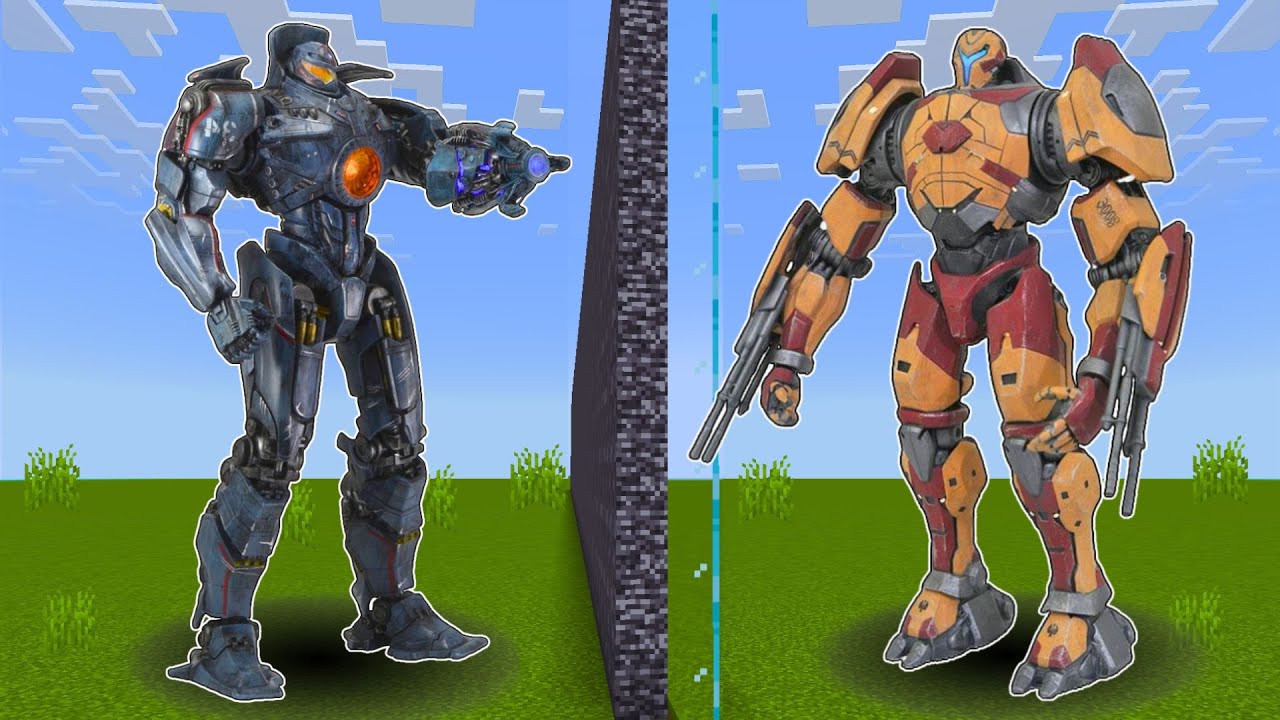 I Cheated in a PACIFIC RIM ROBOT Mob Battle || Minecraft PE - Minecraft ...