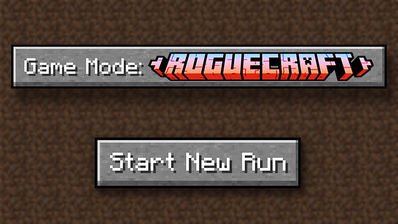 I Created a New Way to play Minecraft - Roguecraft - Minecraft videos