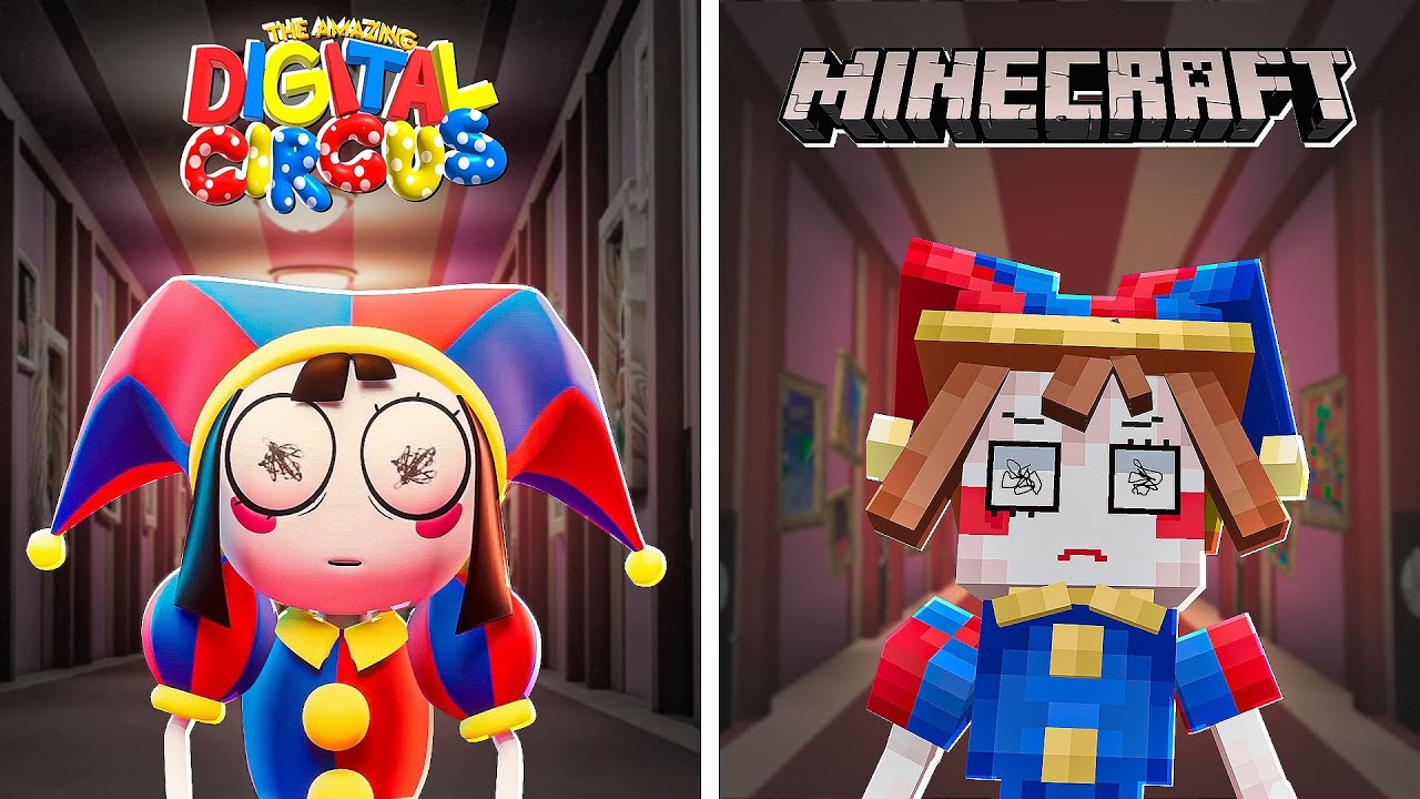 I Remade AMAZING DIGITAL CIRCUS Scenes Again In Minecraft - Minecraft ...