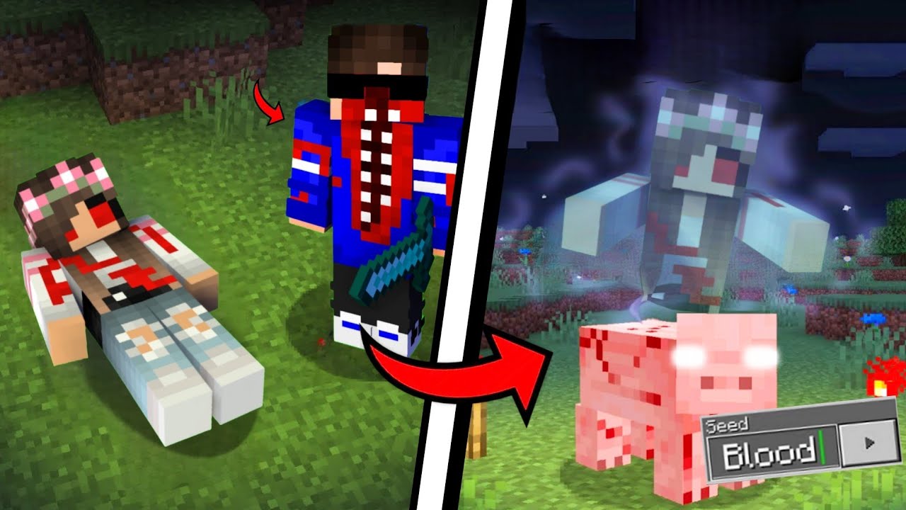 I Scared My SISTER with SCARY MYTHS In Minecraft - Minecraft videos