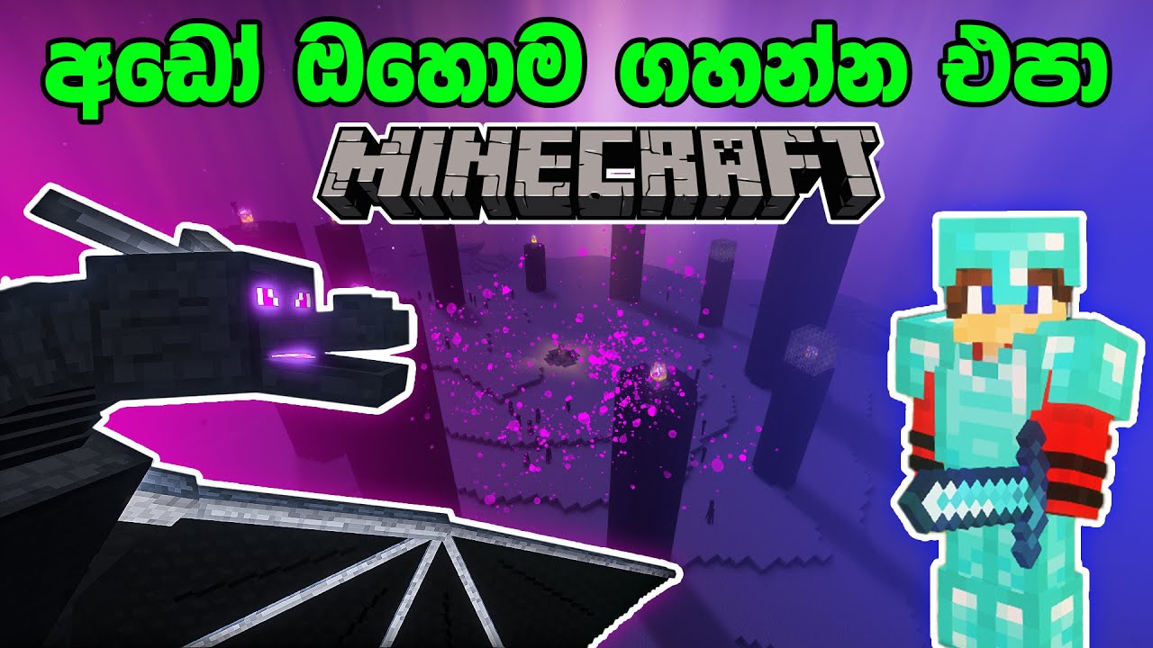 I fought against Ender Dragon in the Minecraft PC gameplay #22 ...