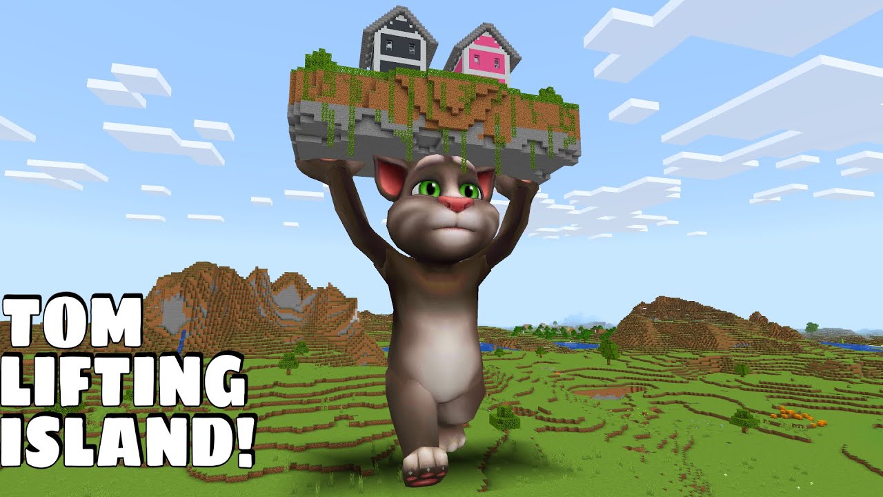 I found TALKING TOM HOLDING FLOATING ISLAND in Minecraft - Gameplay ...