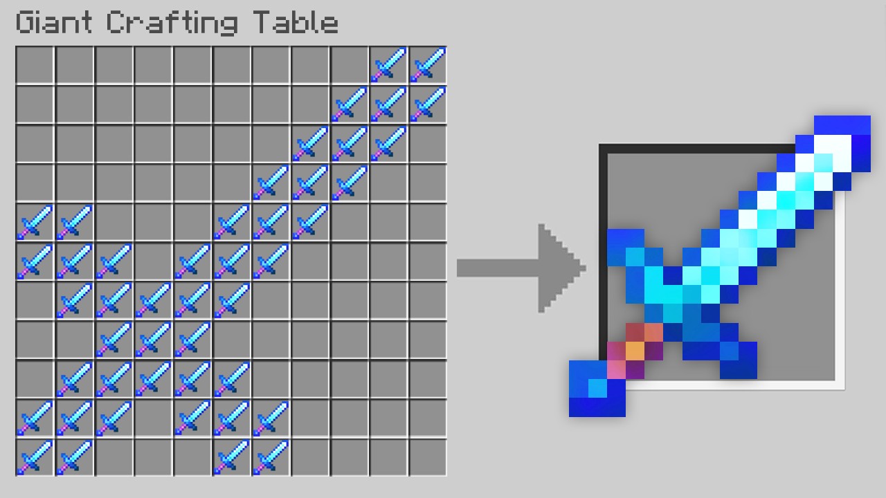 Minecraft, But Crafts Are GIANT.. - Minecraft videos