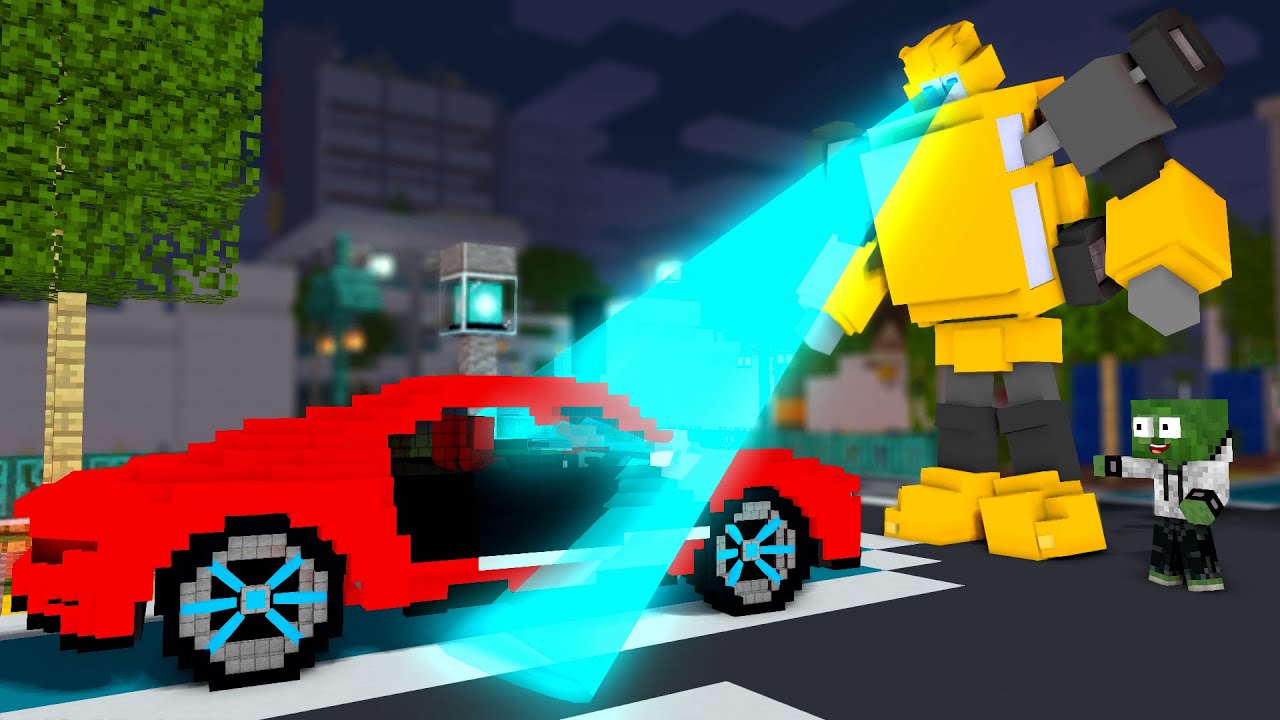 Monster School : BUMBLEBEE AND BABY ZOMBIE - ROBOT TRANSFORMERS RACE ...