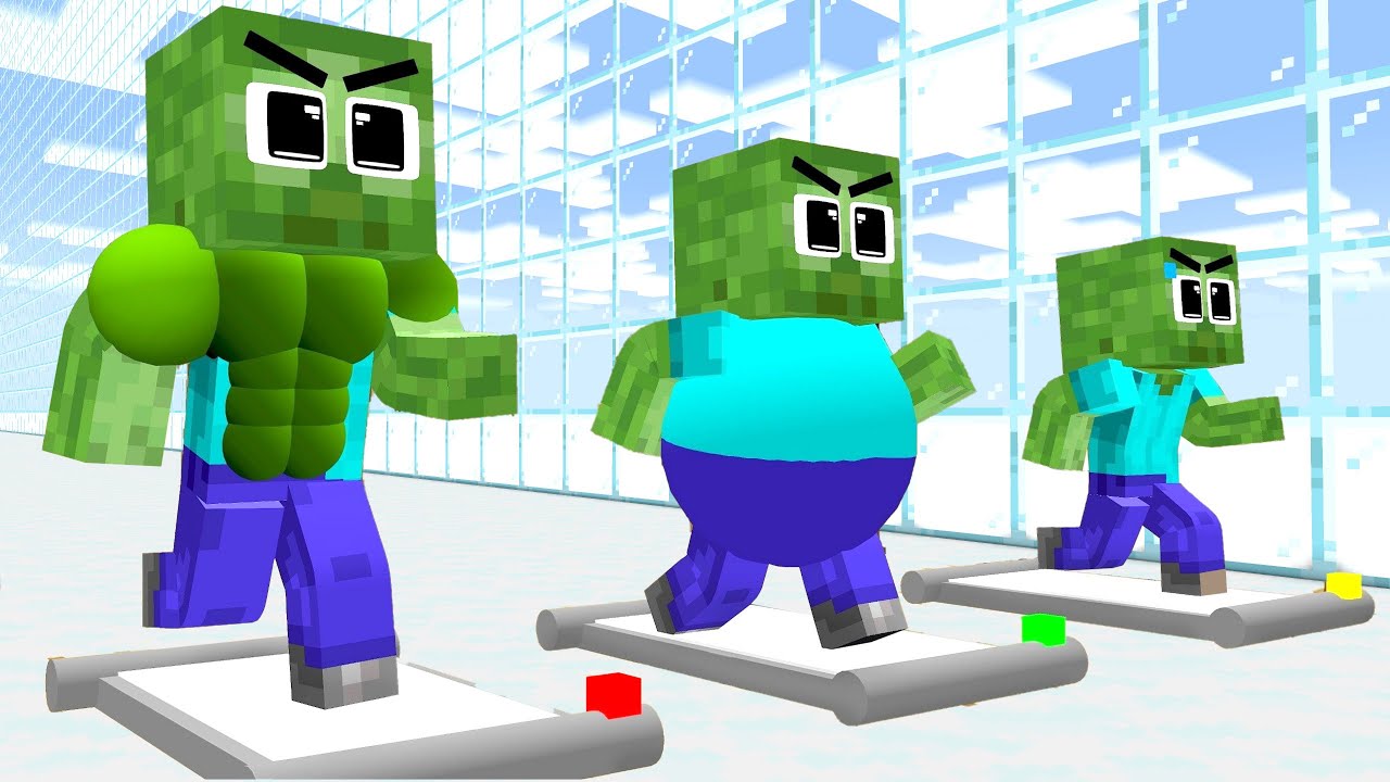Monster School : Legendary Herobrine Help Fat Five Little Zombies ...