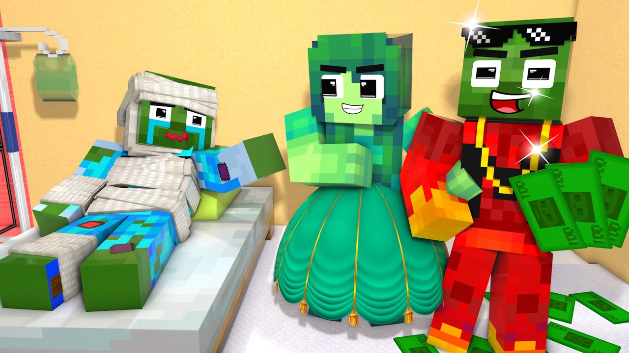 Monster School : Zombie x Squid Game Doll Love Or Money ? - Minecraft ...
