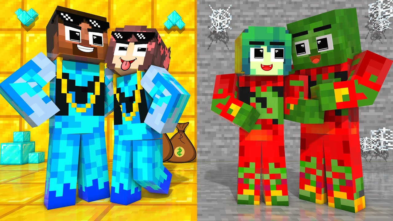 Monster School : Zombie x Squid Game Doll Poor But Happy - Minecraft ...