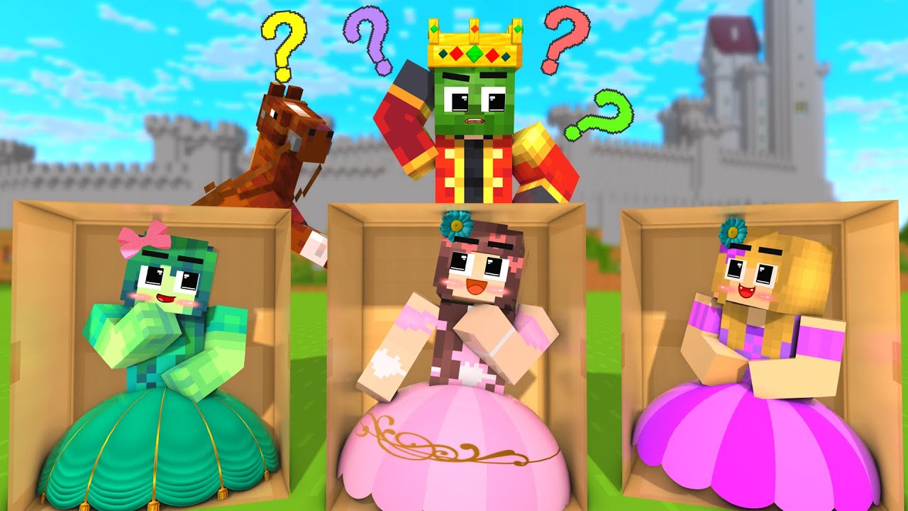 Monster School : Zombie x Squid Game Doll Where is Princess - Minecraft ...