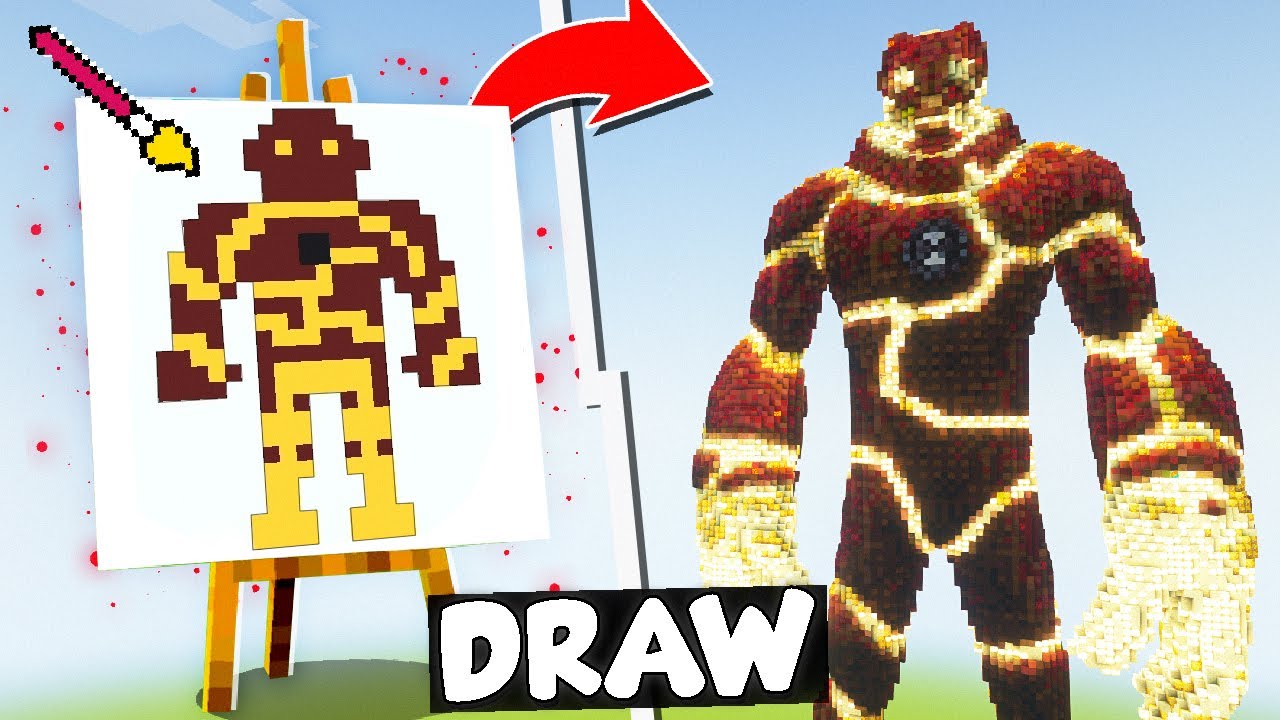 NOOB vs PRO: DRAWING BUILD COMPETITION in Minecraft [Episode 13 ...