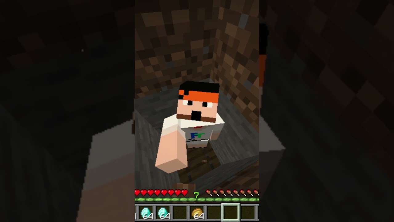 Noob trap for diamonds #shorts #minecraft #flustoo - Minecraft videos