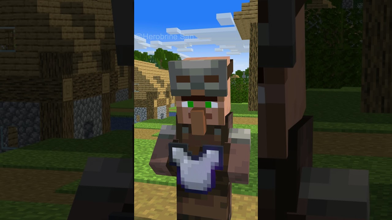 Part 1 - Minecraft Armorer Villager's Past Life - #minecraft #shorts # ...