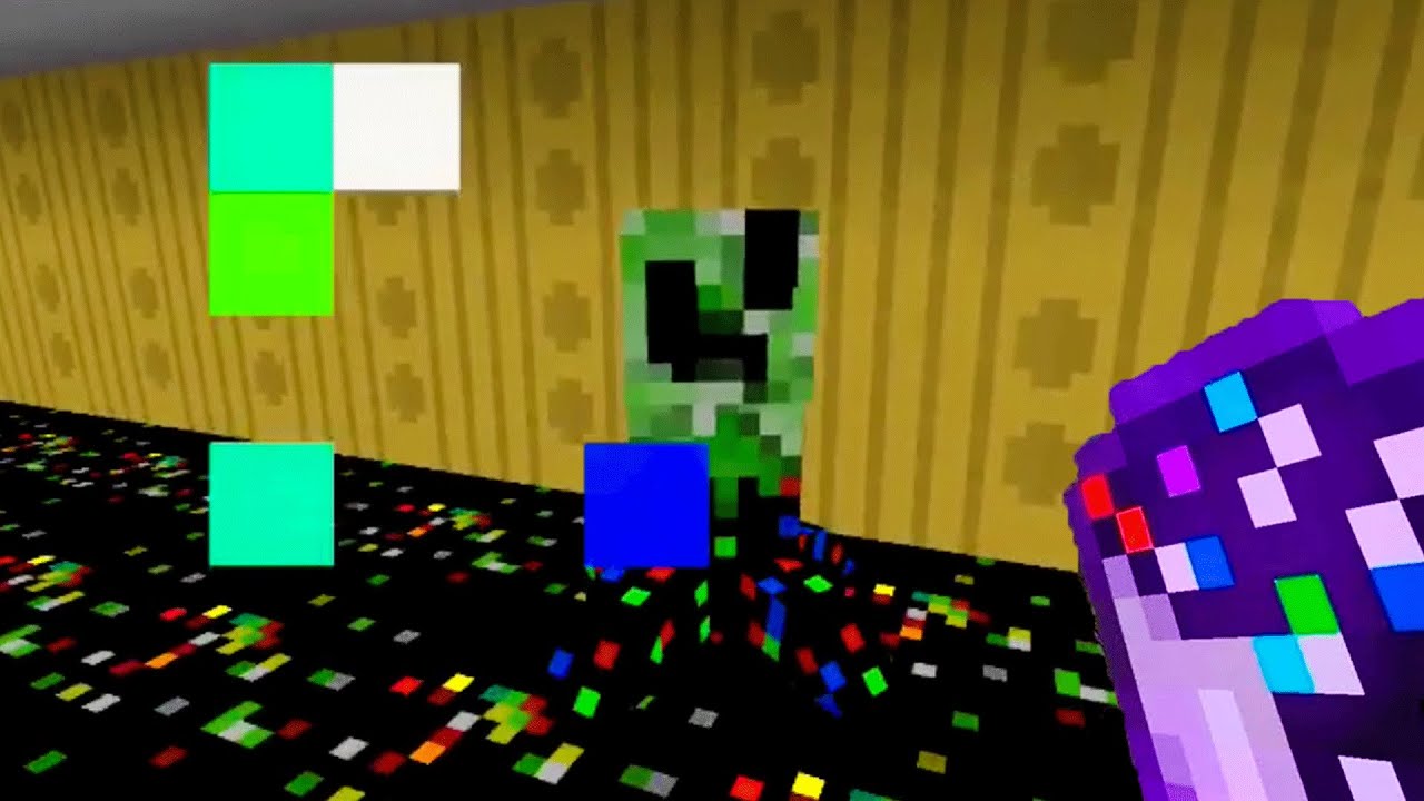 Pibby Glitch Herobrine, Creeper, Zombie, Skeleton Mod in Minecraft PE ...