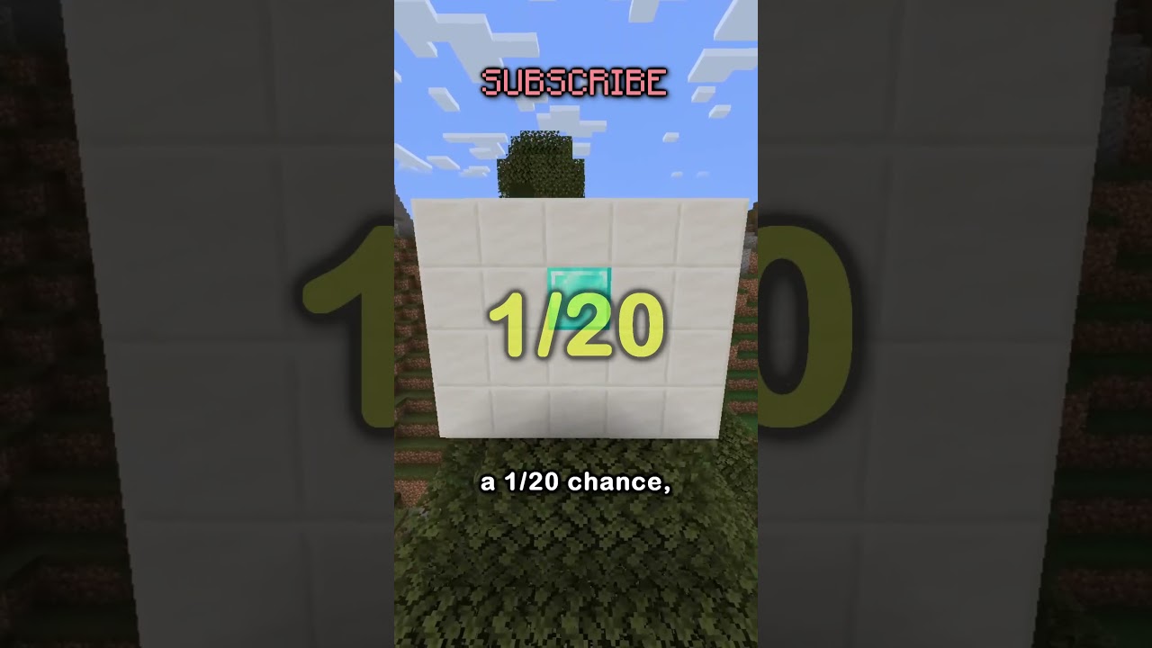 THE RAREST LEAF IN MINECRAFT - Minecraft videos