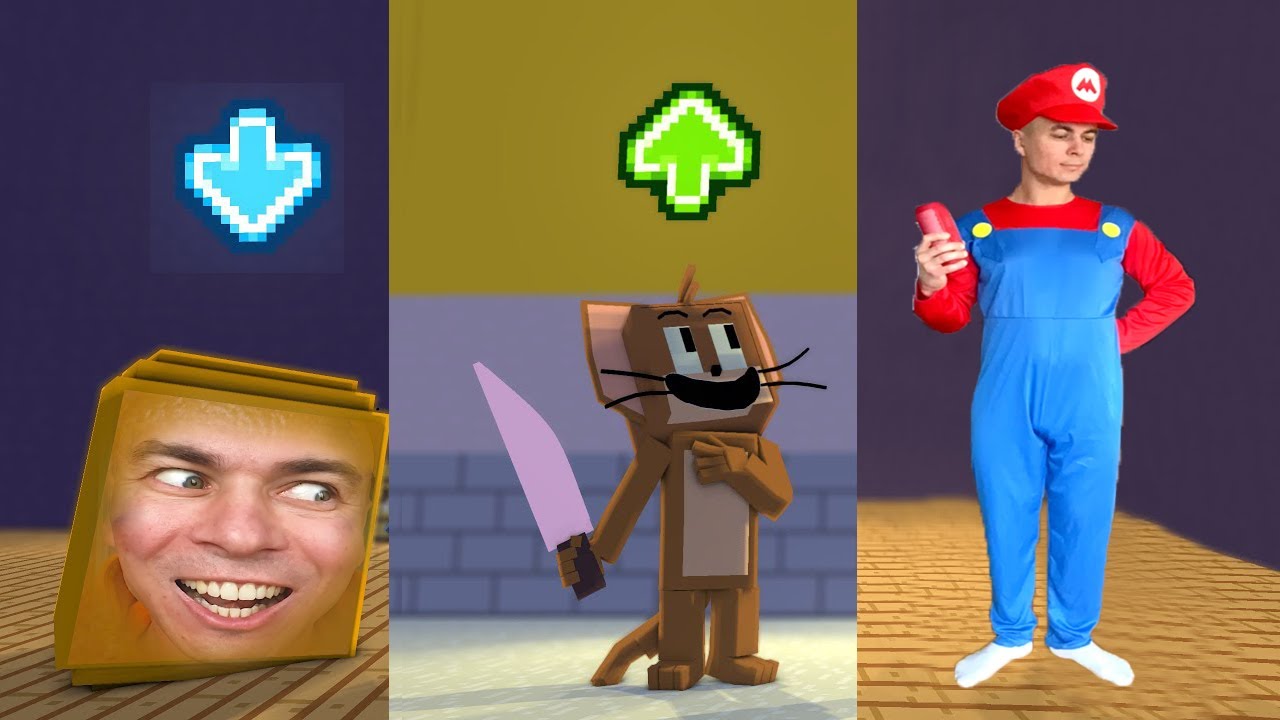 Top FNF Character Test Gameplay VS Minecraft Animation In Real Life ...