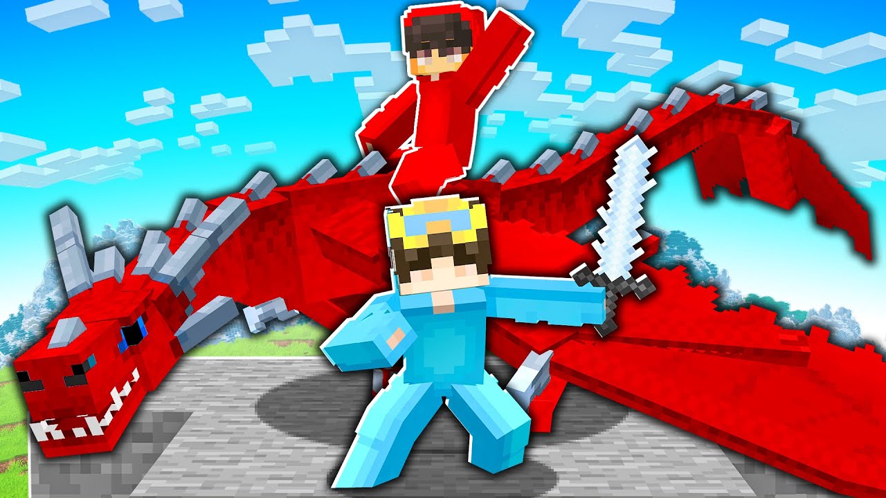 Using the DRAGONS MOD in Minecraft! - Minecraft videos