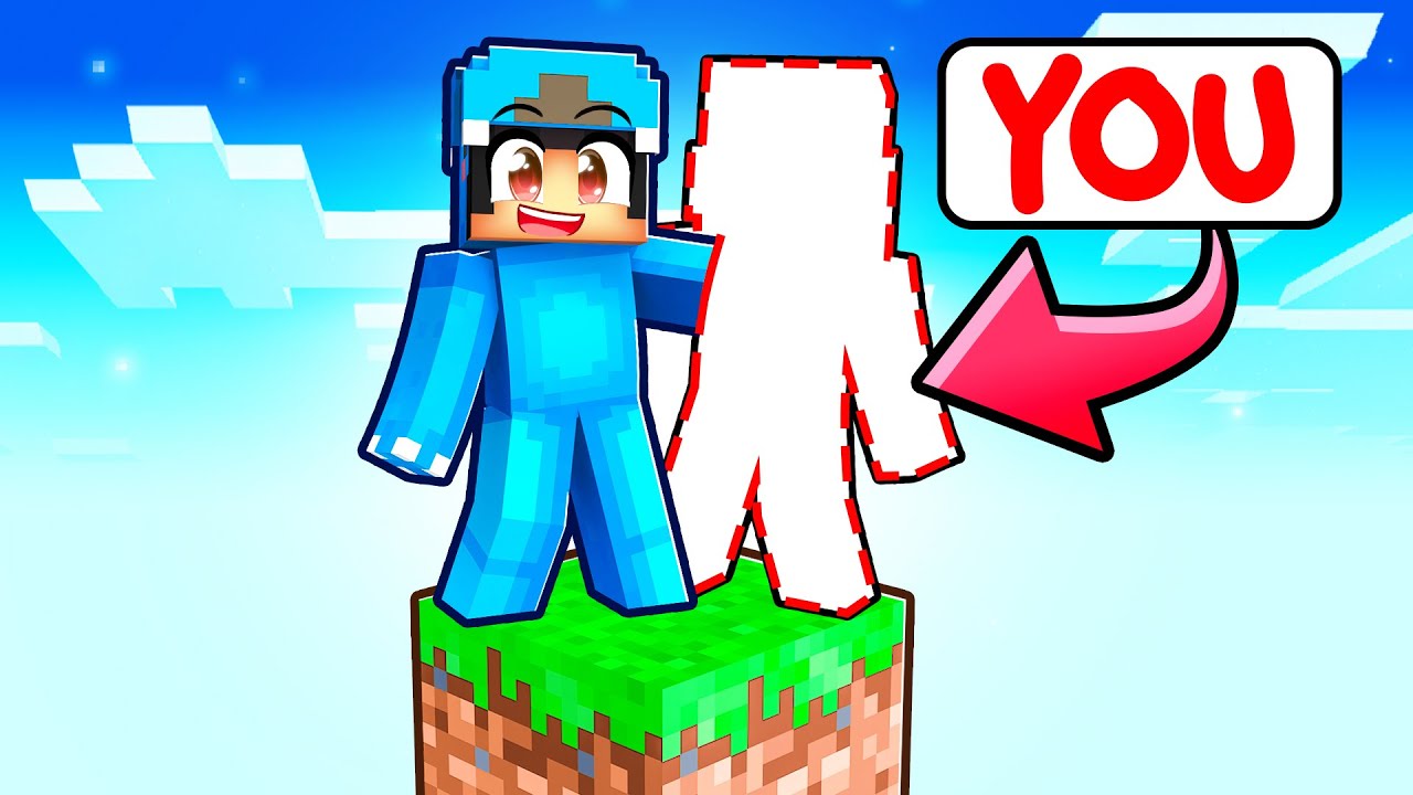 YOU Join Omz’s ONE BLOCK in Minecraft - Minecraft videos