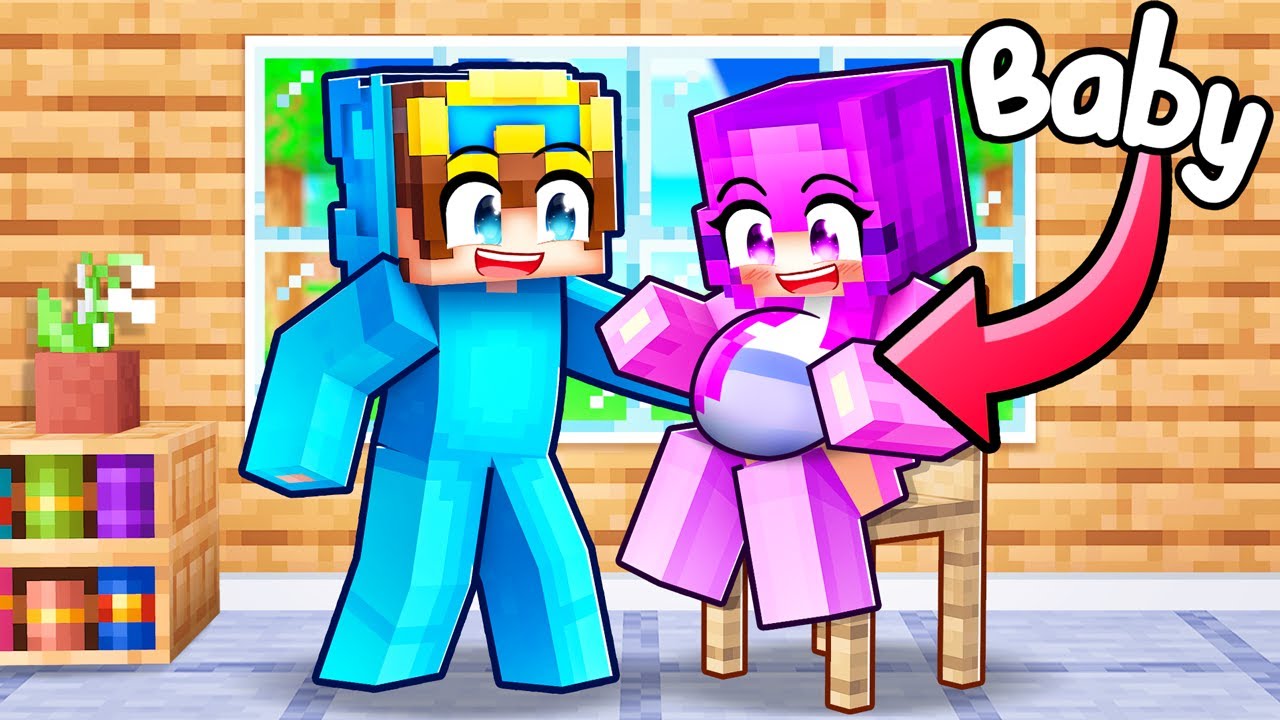 Zoey Is Having a BABY In Minecraft! - Minecraft videos