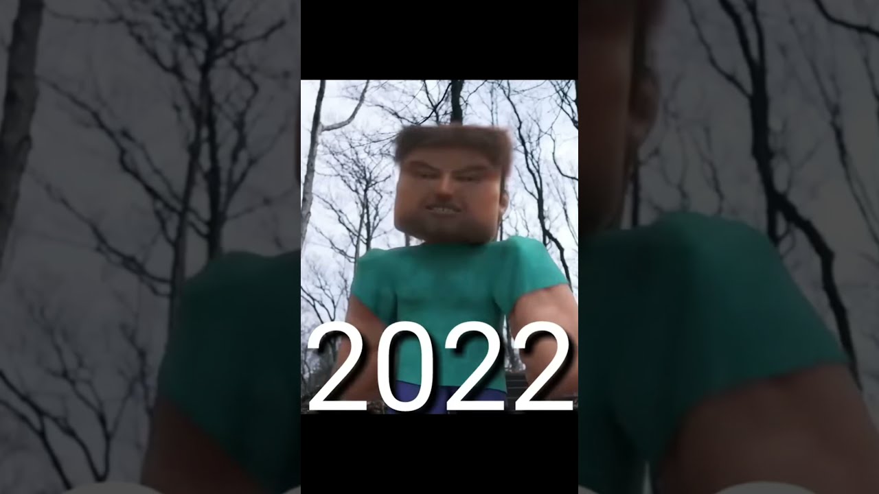 evolution of steve minecraft shorts | 2011 to 2022 | Steve Power ...