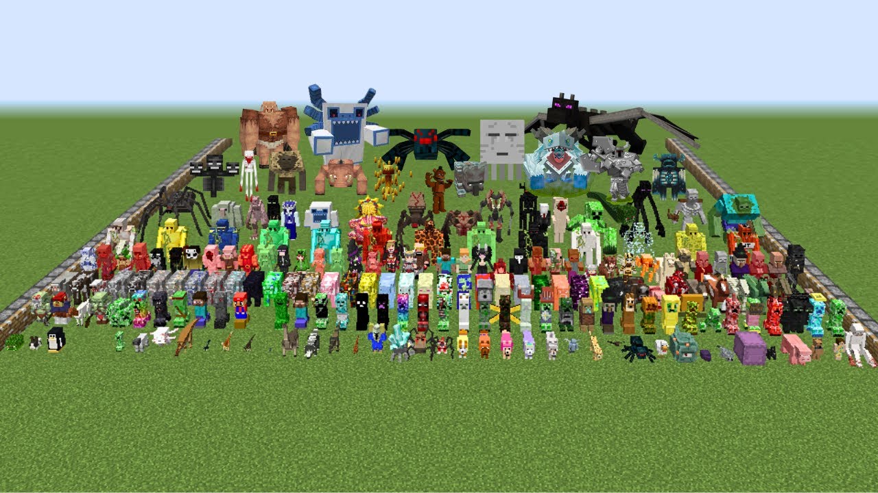 minecraft mobs x1000 = ? - Minecraft videos