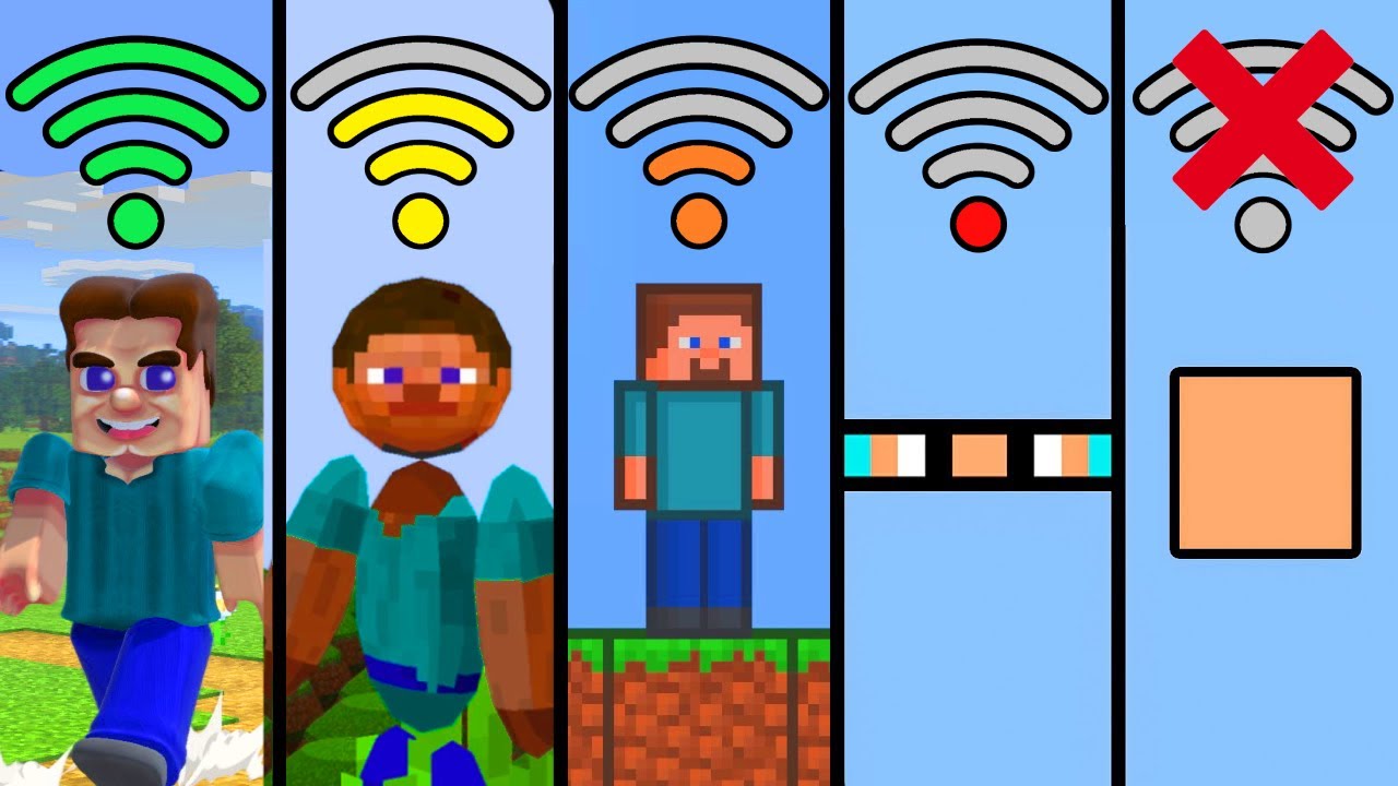 minecraft with different Wi-Fi compilation - Minecraft videos