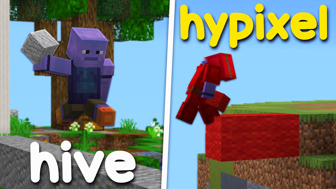 #1 Minecraft Bedrock Server vs #1 Java Server - Minecraft videos