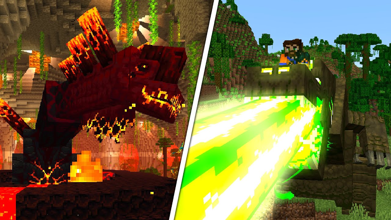 Alex's Cave Eruption Update FULL showcase! (Minecraft 1.20.1 ...