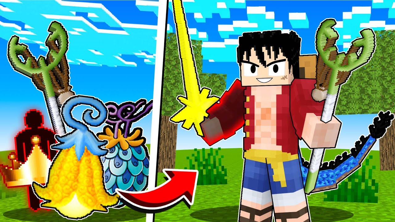 FUSE Your Random One Piece Powers in Minecraft, Then Battle ...