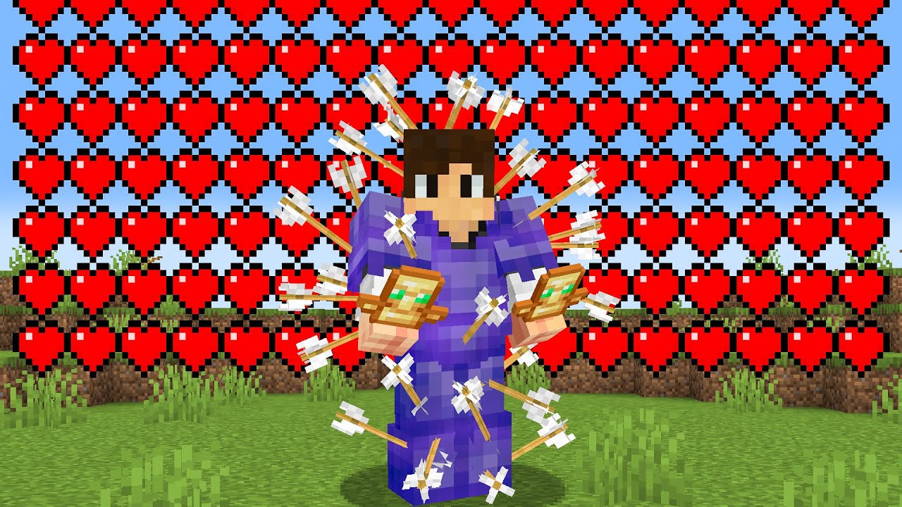 How I Became Immortal By Stealing Infinite Hearts - Minecraft videos