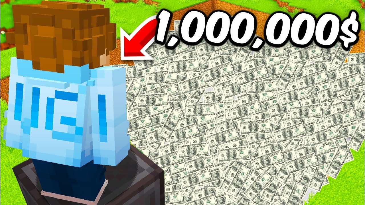 I Became TRILLIONAIRE With Only ONE DOLLAR In this Minecraft Server ...