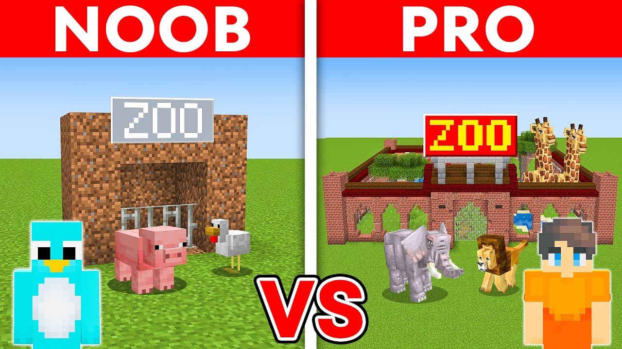 I Built a Zoo for EVERY ANIMAL in Minecraft - Minecraft videos