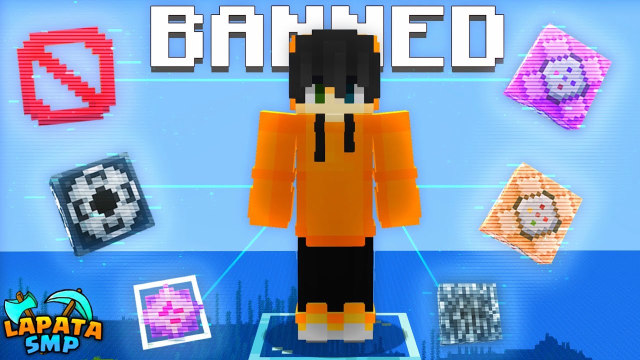 I Collected Every BANNED ITEMS of this Minecraft SMP | LAPATA SMP ...