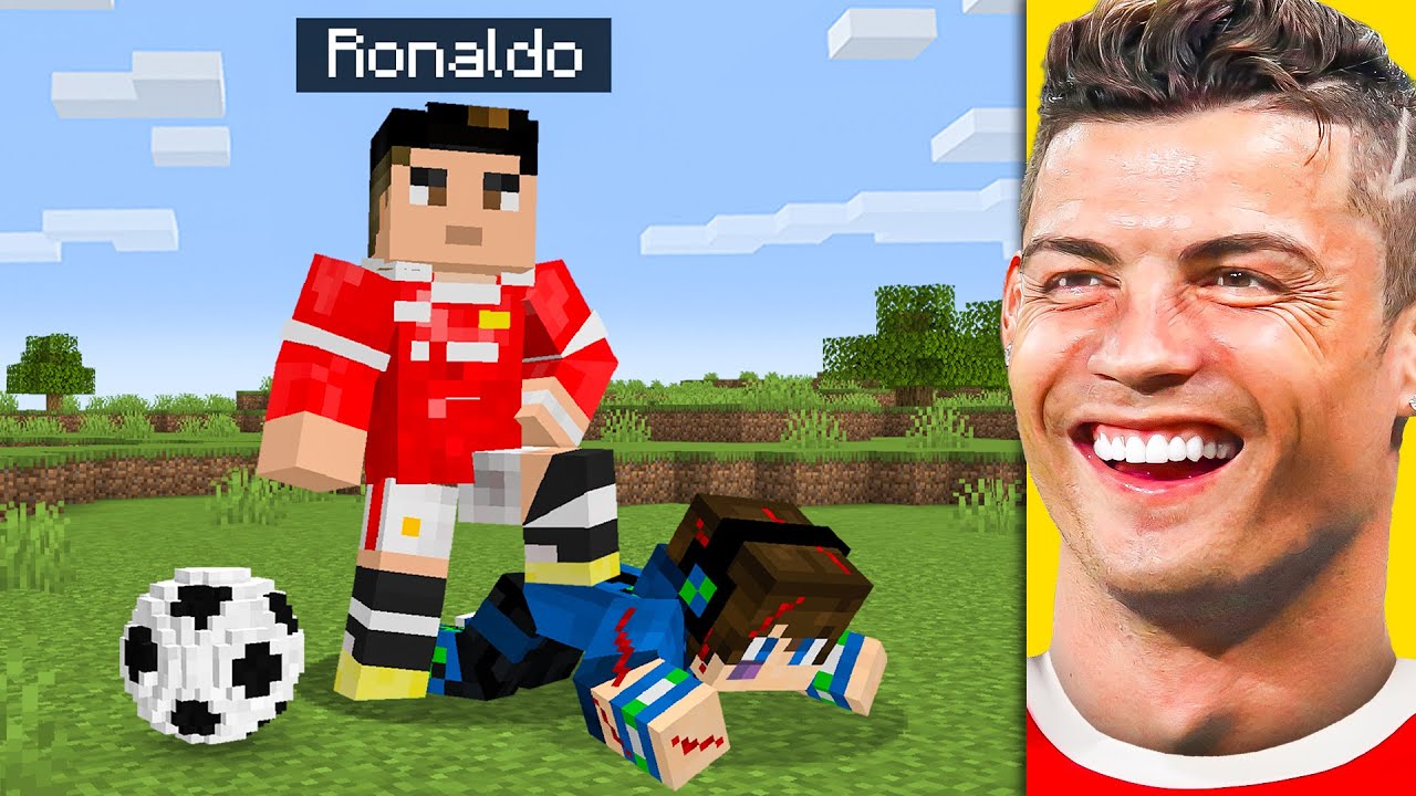 I Fooled my Friend as RONALDO in Minecraft - Minecraft videos