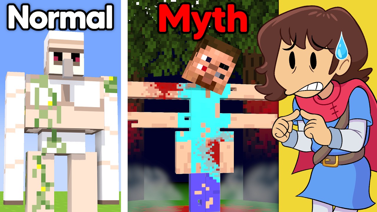 I Remade Minecraft Mobs into SCARY MYTHS - Minecraft videos