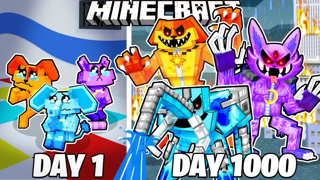 I Survived 1000 Days in CHAPTER 3 in HARDCORE Minecraft! - Minecraft videos